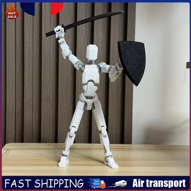 20CM 3D PRINTED Multi-Jointed Movable Robot Full Body Mechanical Toy ...