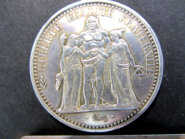 1970 FRENCH SILVER 10 Francs Coin - Hercules - .900 silver £22.50 ...