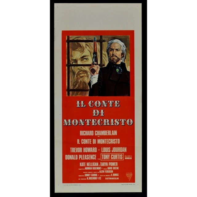AFFICHE LE COMTE De Monte-Cristo Richard Chamberlain Trevor Howard ...