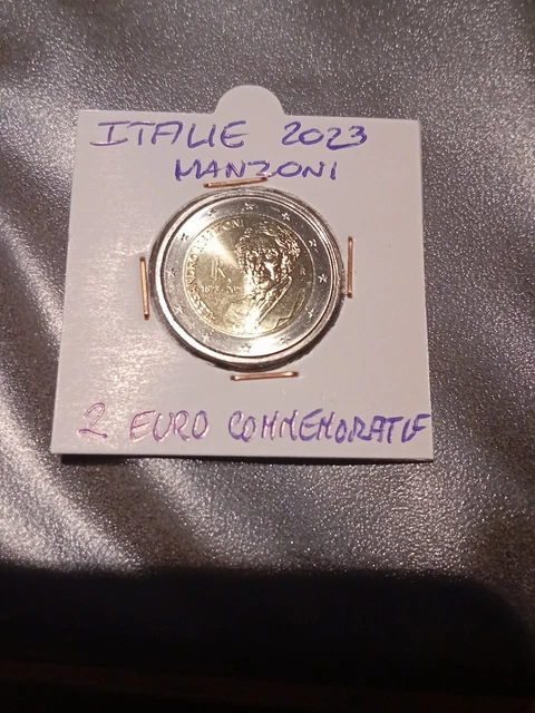 PIÈCE DE MONNAIE De 2 Euros Commémorative Année 2023 Italie Manzoni UNC EUR 3,20 - PicClick FR