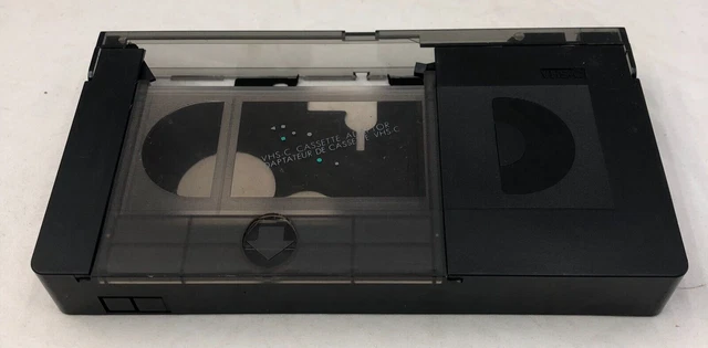 VHS-C CASSETTE TAPE Adapter Play Compact VHS on VCR $27.96 - PicClick CA