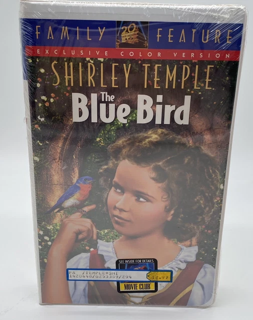 SHIRLEY TEMPLE MOVIE Film The Blue Bird VHS Colorized NEW SEALED ...