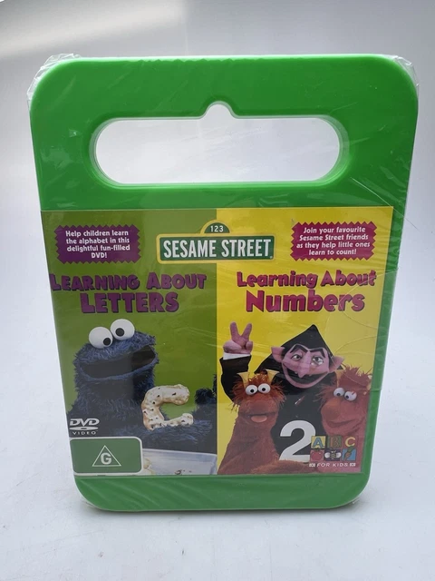 SESAME STREET - Learning About Letters/ Learning About Numbers DVD ...