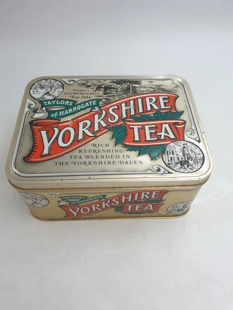 vintage-taylors-of-harrogate-yorkshire-tea-tin-hinged-caddy-gold