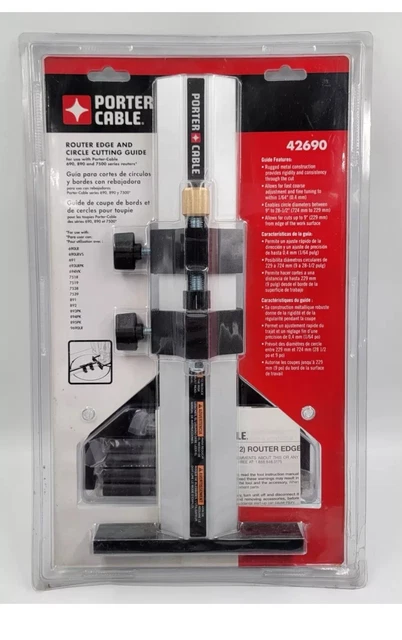 PORTER-CABLE ROUTER Edge & Circle Cutting Guide - Model #42690 Brand ...