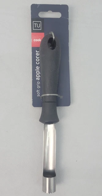 APPLE CORER STAINLESS Steel Soft Grip Remover Seed Hendheld Fruit Core ...