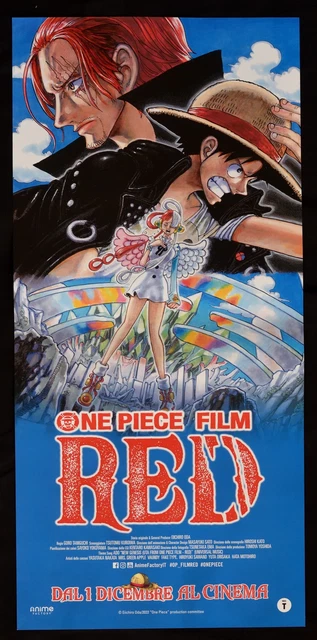 AFFICHE ONE PIECE Red Gorō Taniguchi Toei Animation Eiichiro Oda Monkey ...