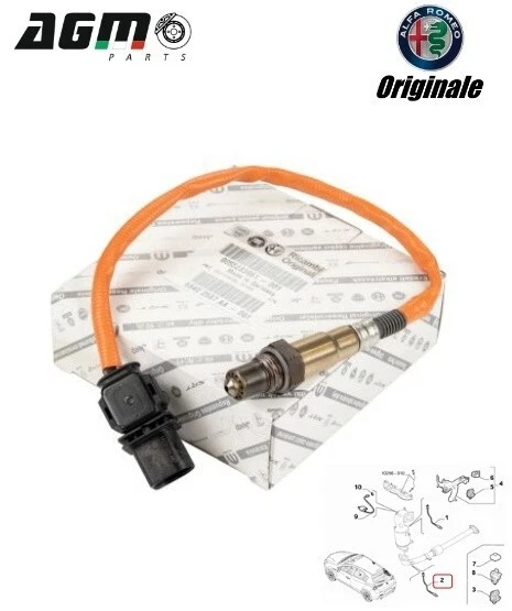 SONDA LAMBDA ORIGINALE Fiat 500X 500L Tipo Giulietta Renegade 1.6 Mjt 55283961 EUR 199,90 ...