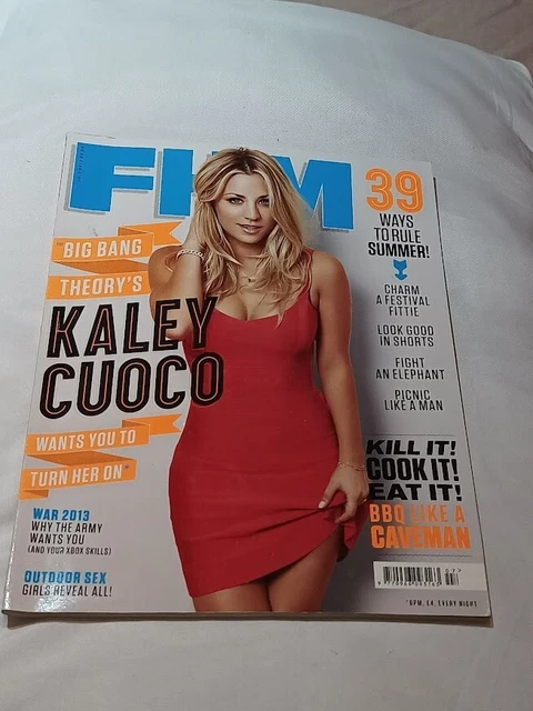 FHM MAGAZINE JULY 2013 Kaley Cuoco Issue 283 - Very Rare! For Him ...