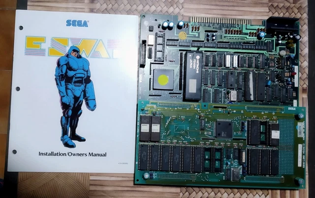 ESWAT: CYBER POLICE. Sega System 16. Original Pcb Board Arcade Non ...