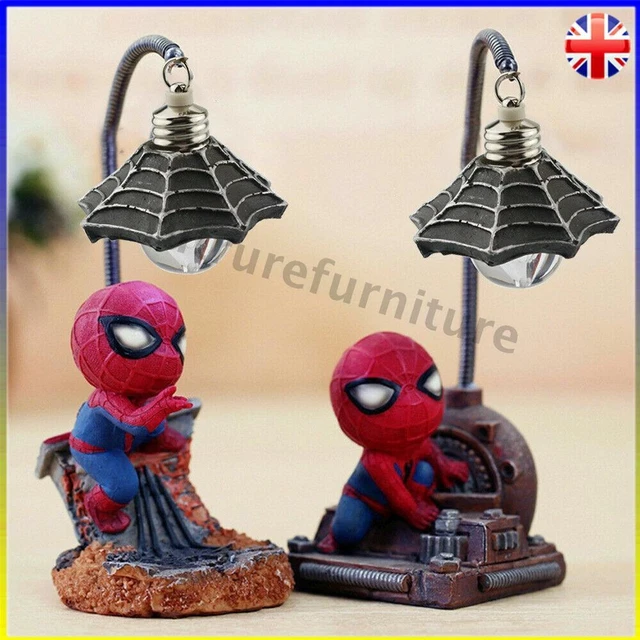 SPIDERMAN NIGHT MINI Light Desk Table Lamp Avengers Decor Children ...