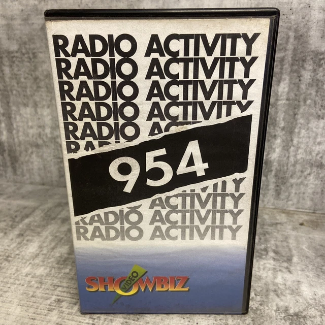RADIO ACTIVITY #954 Music Clips VHS Movie Video Cassette Tape EUR 13,18 - PicClick FR