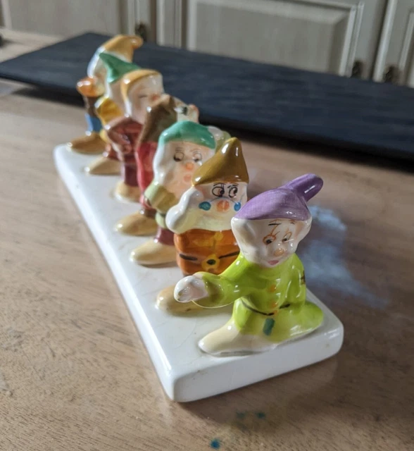 WALT DISNEY SNOW White Seven Dwarfs Toast Rack By Clover Butter EUR 21 ...