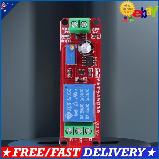 NE555 TIME DELAY Relay Module 0~10S Time Relay Shield Module 5/12V for ...