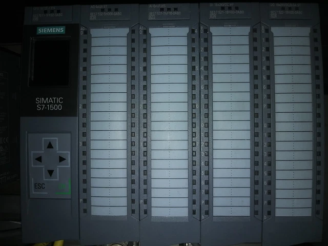 PLC S7-1500F COMPLETO Di Moduli Di+Do+Ai+Ao (Plc S7-1500F Complete With ...