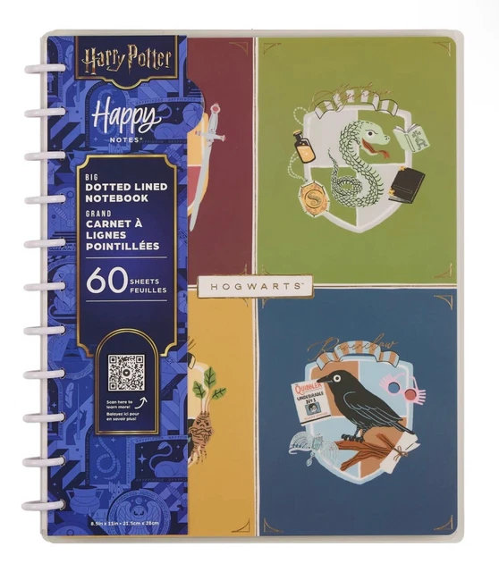 NEW! HAPPY PLANNER Harry Potter Teacher DOTTED LINED BIG NOTEBOOK - 60 ...