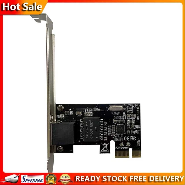 GIGABIT ETHERNET PCI-E Express Network Card RJ45 Port LAN Adapter for ...