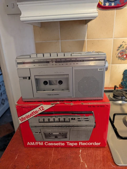 COMPACT MONO RADIO Cassette Recorder Realistic Minisette-12. £60.00 ...