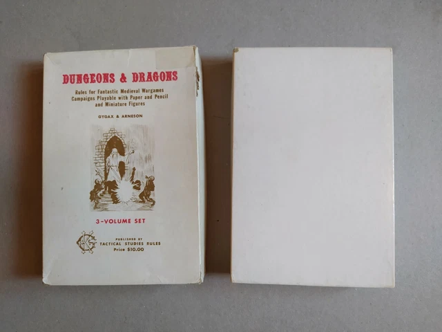 DUNGEONS & DRAGONS Basic White Box Set D&D Gygax TSR Basic Rules EUR 1. ...