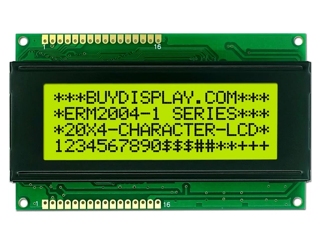 MODULO DISPLAY LCD 5 V 20x4 caratteri, con tutorial, controller HD44780 ...