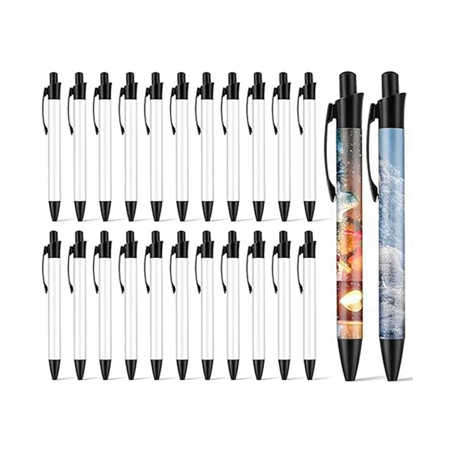 24X STYLO DE Sublimation Vierge Enduit de Sublimation Stylo de ... 24X STYLO DE Sublimation Vierge Enduit de Sublimation Stylo de ...
