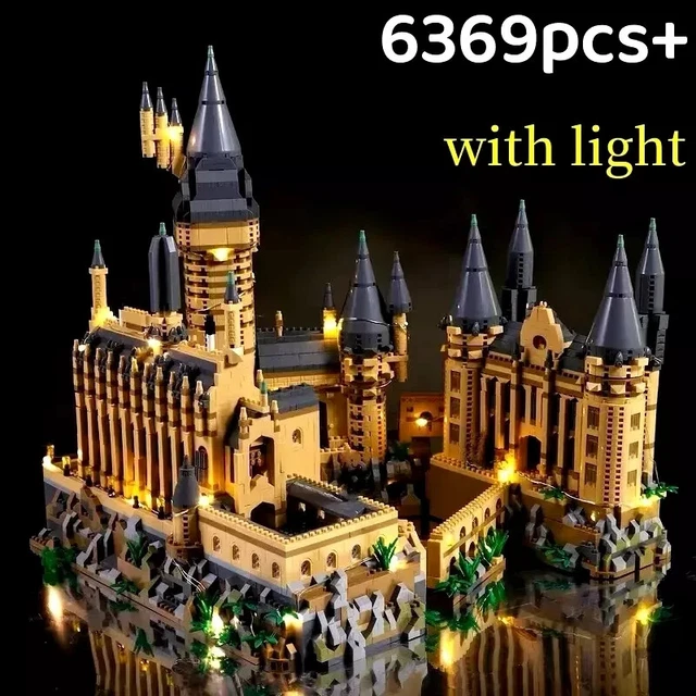 MAGIC CASTLE HOGWARTS Micro Building Blocks 6369 Pieces Gift Creative ...