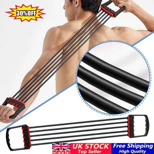 CHEST EXPANDER EXERCISE Puller Muscle Stretcher Training Home Gym Pull ...