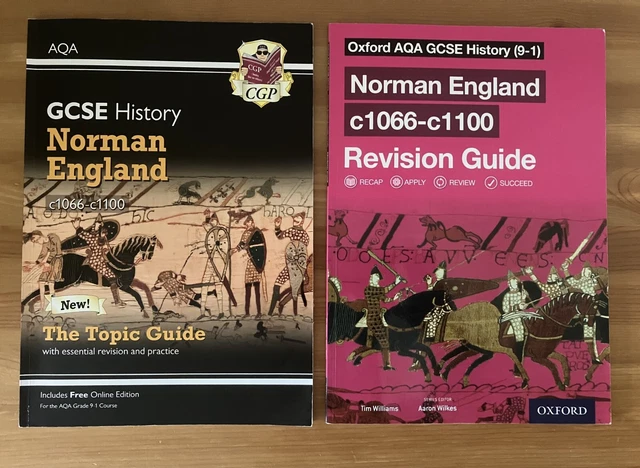 GCSE HISTORY NORMAN England c1066-c1100 Revision Guide - Oxford AQA £6. ...