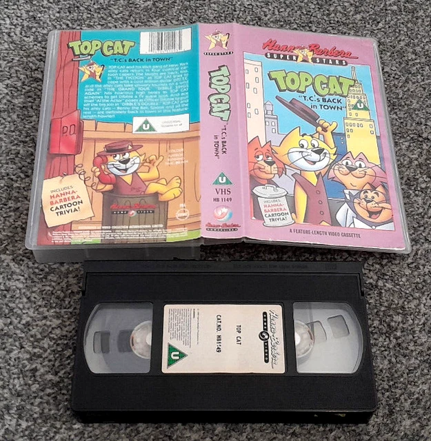 TOP CAT TC'S Back In Town Dibble Hanna Barbera Pal Vhs Video Children ...