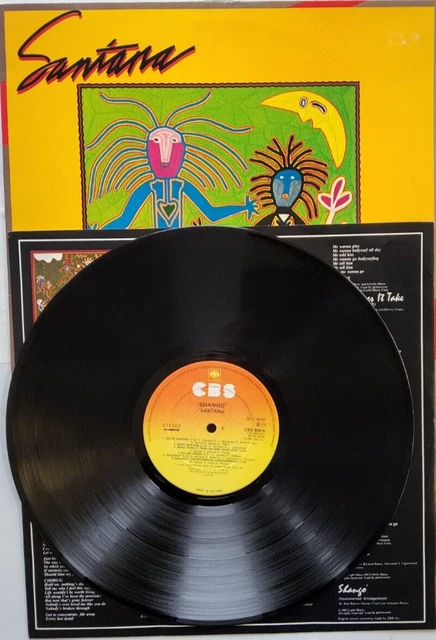 SANTANA - SHANGO 1982 LP Album vinyle disque prog rock latin jazz EUR ...