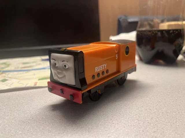 TOMY TRACKMASTER THOMAS And Friends Boxed Rusty With Coaches B72 £60.00 ...