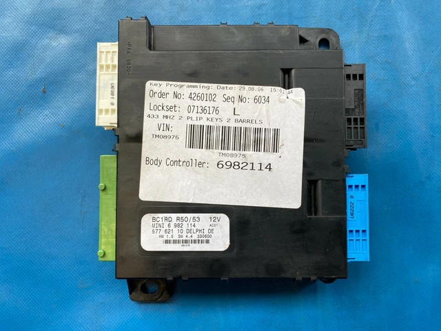 BMW MINI ONE/COOPER/S Body Control Unit (BCU) Part #: 6982114 (R50/R53 ...