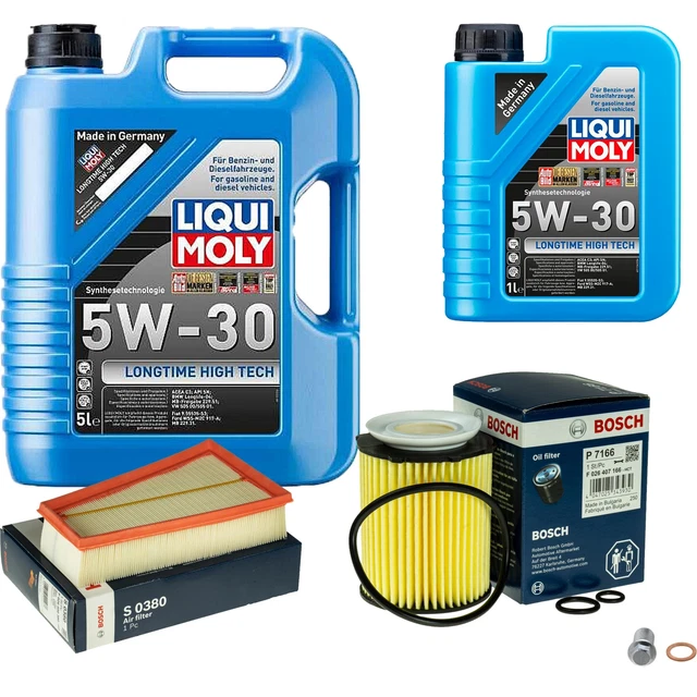 BOSCH INSPECTION SET 6L Liqui Moly Longue Date 5W-30 pour Mercedes Classe B EUR 120,78 - PicClick FR