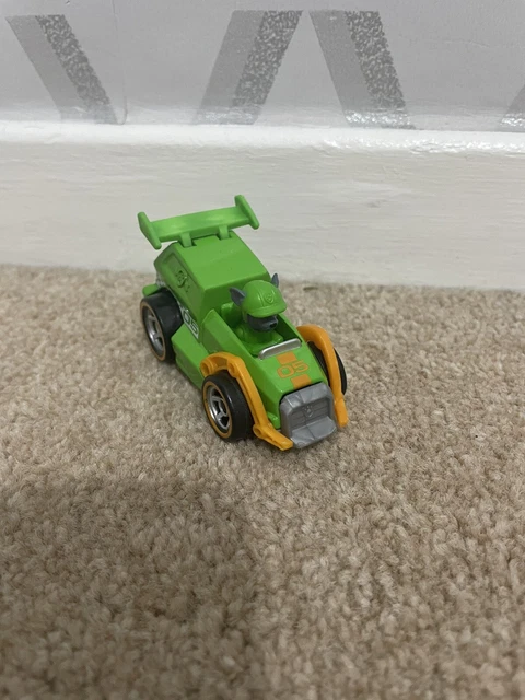 PAW PATROL MIGHTY Pups Die Cast Small Metal Vehicle Race Cars Rocky £3. ...