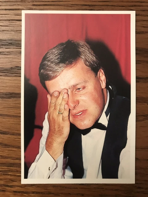 BBC 1986 MIKE Hallett Card- Question Of Sport Collectable Snooker ...