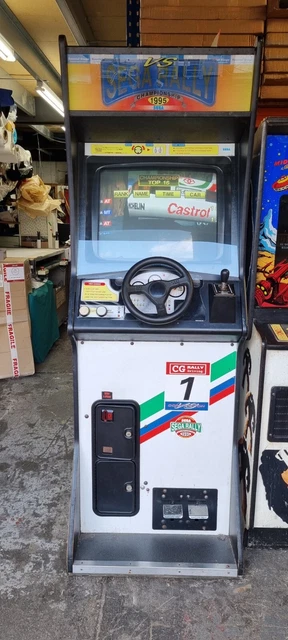 SEGA RALLY CHAMPIONSHIP Single Player 1995 Upright Arcade Machine ...