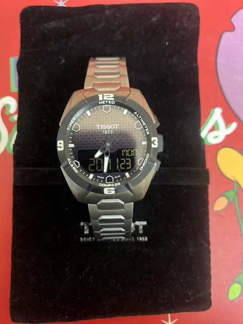 TISSOT T-TOUCH EXPERT Solar Titanium Men's Watch with original titanium ...
