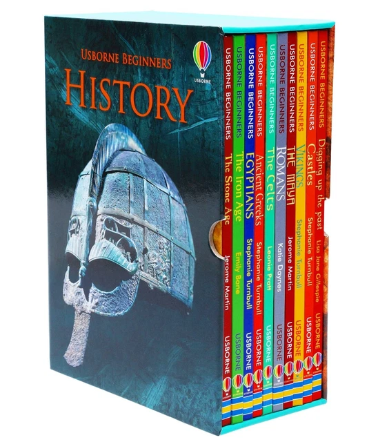 USBORNE BEGINNERS HISTORY 10 Books Collection Box Set - Ages 9-14 ...
