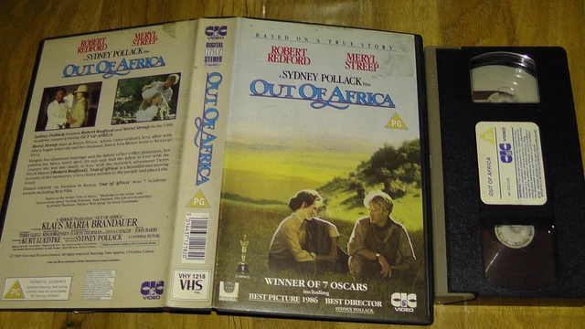 OUT OF AFRICA VHS Video Big Box Ex Rental Cert CIC £4.99 - PicClick UK