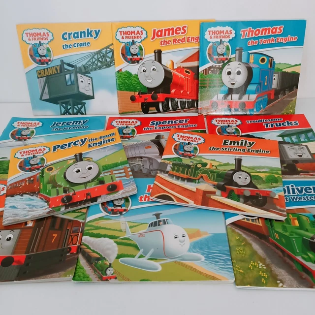 THOMAS & FRIENDS Books x 11 Percy, Emily, Oliver, Harold, Toby, James ...