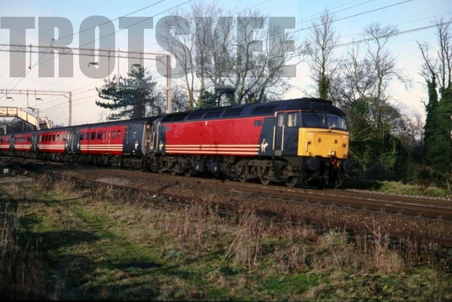 35MM SLIDE BR British Railways Diesel Loco Class 47 47829 Balsall 1999 ...