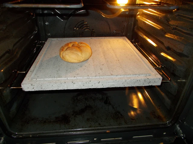 PIASTRA TEGLIA FORNO Pizza Pane In Pietra Refrattaria Lavica Dell' Etna ...