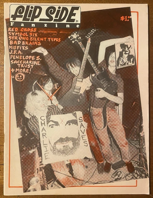 FLIPSIDE MAGAZINE #31 (April 1982) PUNK Red Cross BAD BRAINS Misfits J ...
