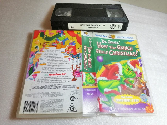 DR. SEUSS - How the Grinch Stole Christmas - 1966 Warner Home Video ...