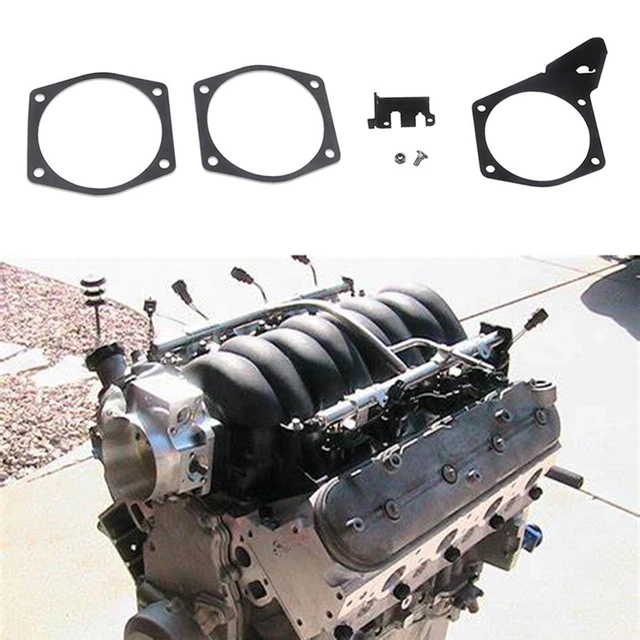 THROTTLE-CABLE BRACKET KIT For LS LS2 LS3 LS6 LS7 4 Bolt Intake 92mm To ...