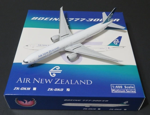 PHOENIX MODEL. AIR New Zealand B777-300ER. ZK-OKO. 1: 400 Scale. Brand ...