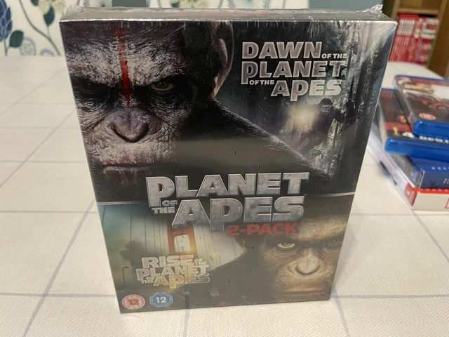 LOT DE 2 Packs Blu Ray Planet Of The Apes - Dawn & Rise Of Planet Of ...
