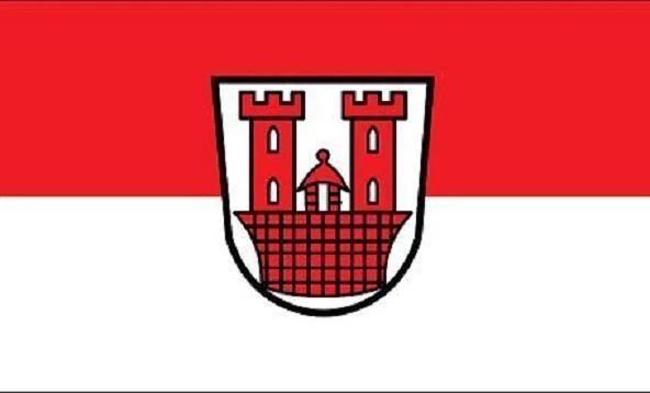 AUFKLEBER ROTHENBURG OB der Tauber Flagge Fahne 12 x 8 cm Autoaufkleber ...