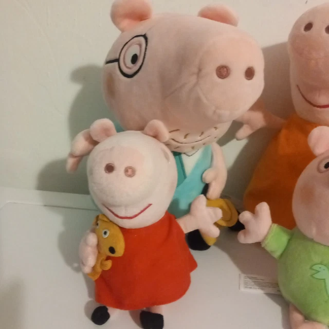 PEPPA PIG PLUSH Set, Daddy, Mummy, Peppa And George Pig £12.89 ...
