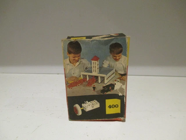 LEGO SYSTEM BOITE VIDE N° 400 à FLAPS et PAS A TIROIR VINTAGE 60'S ...